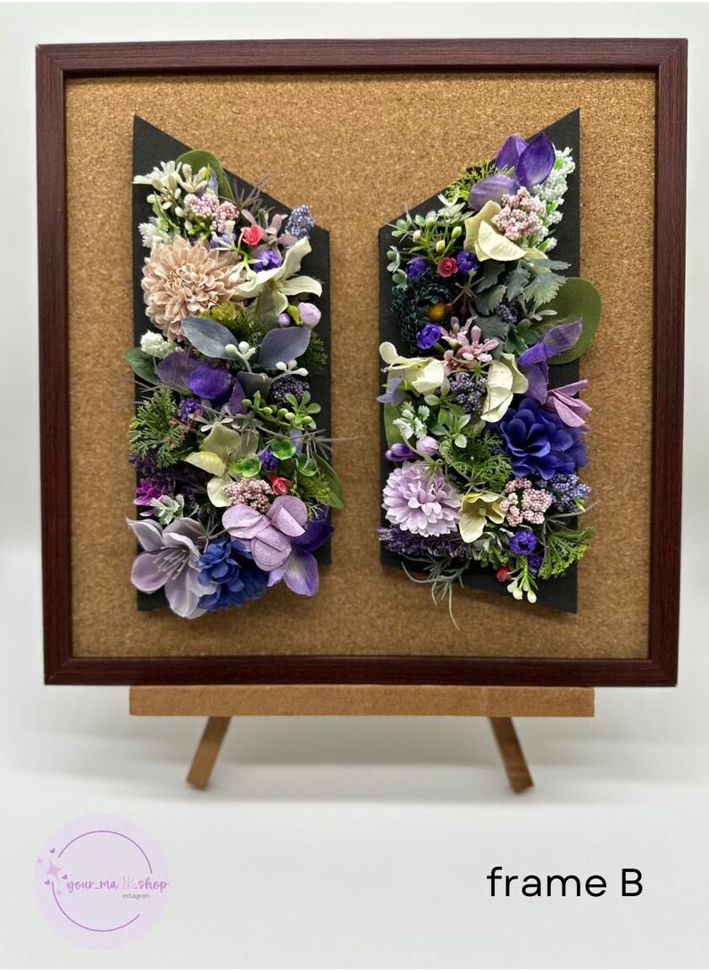 BTS Logo Flower Frame | Bts Decoration | Bts Art | Bts Merch | Bts Gift ...