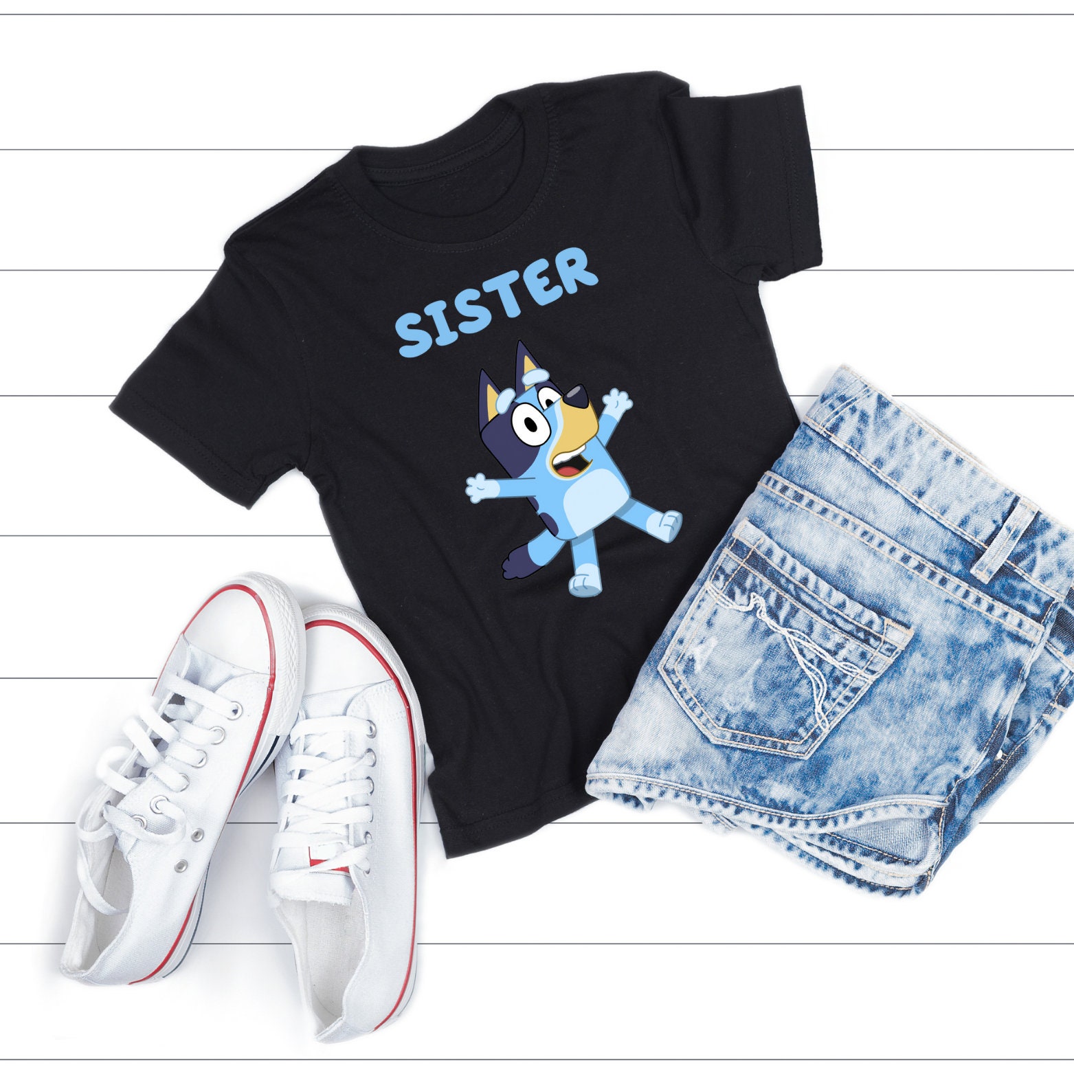 Personalized Bluey Shirt, Custom Bluey Characters Shirt, Bluey Gift ...