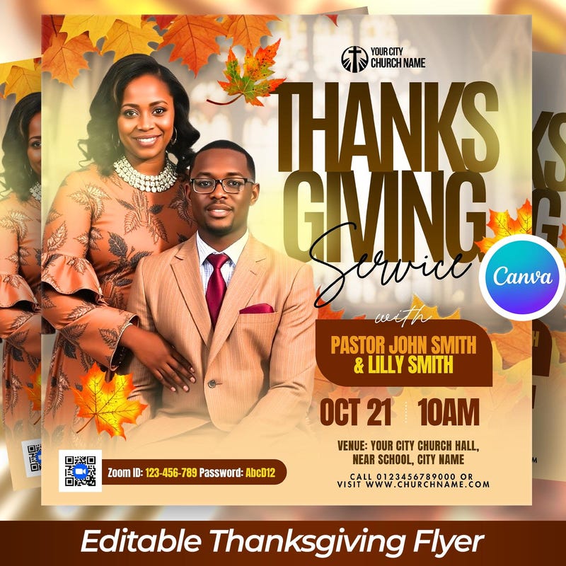 Church Flyer Sunday - Etsy