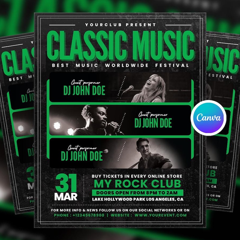 Indie Rock Concerts - Etsy