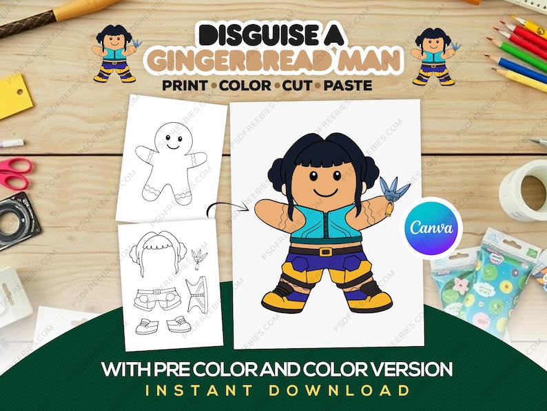 K-pop Demon Idol Gingerbread Man in Disguise, Music Inspired Fantasy ...