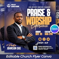 Initial Sermon Flyer, Social Media Flyer Template for Initial Sermon ...