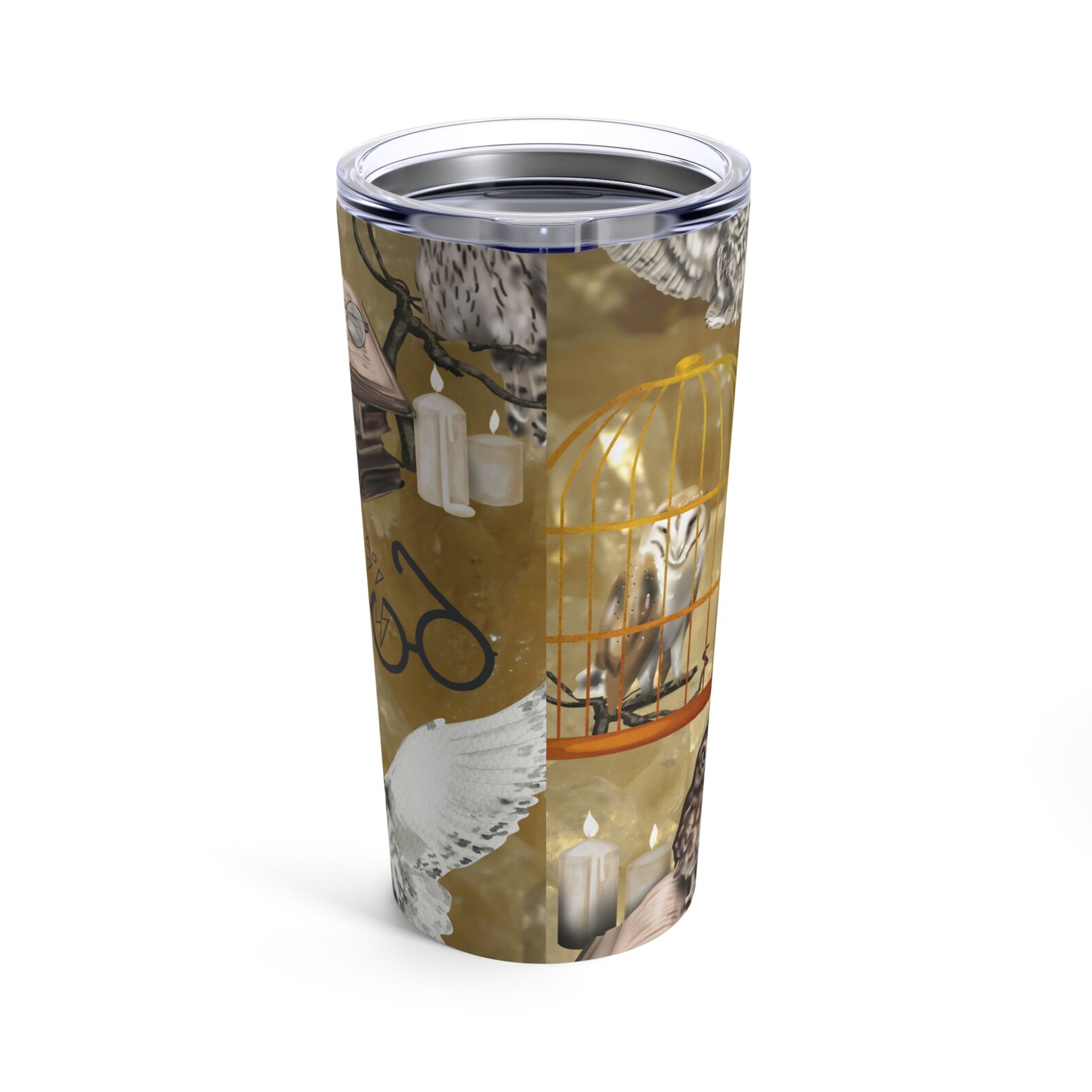 HP Tumbler, HP Owl Tumbler, 20 Oz Skinny Tumbler, Owl Tumbler, Magic ...