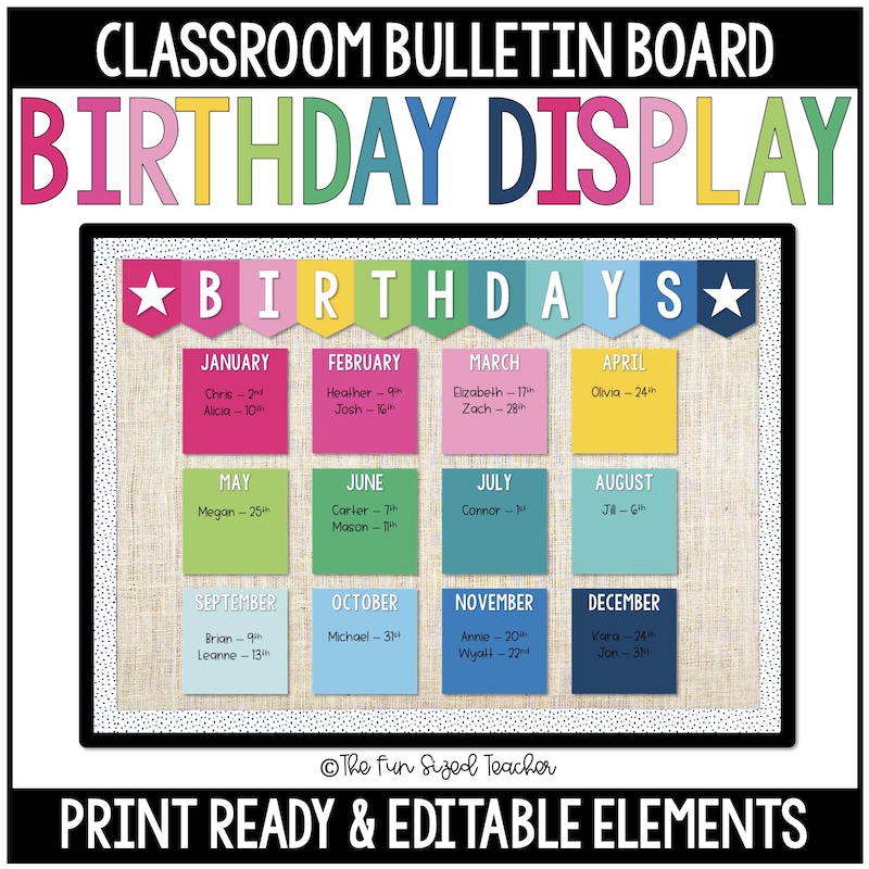 Birthday Board - Etsy