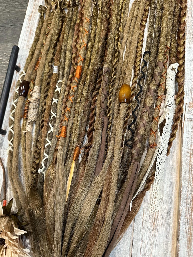 Single Ended Dreadlocks With Boho Decor - Etsy
