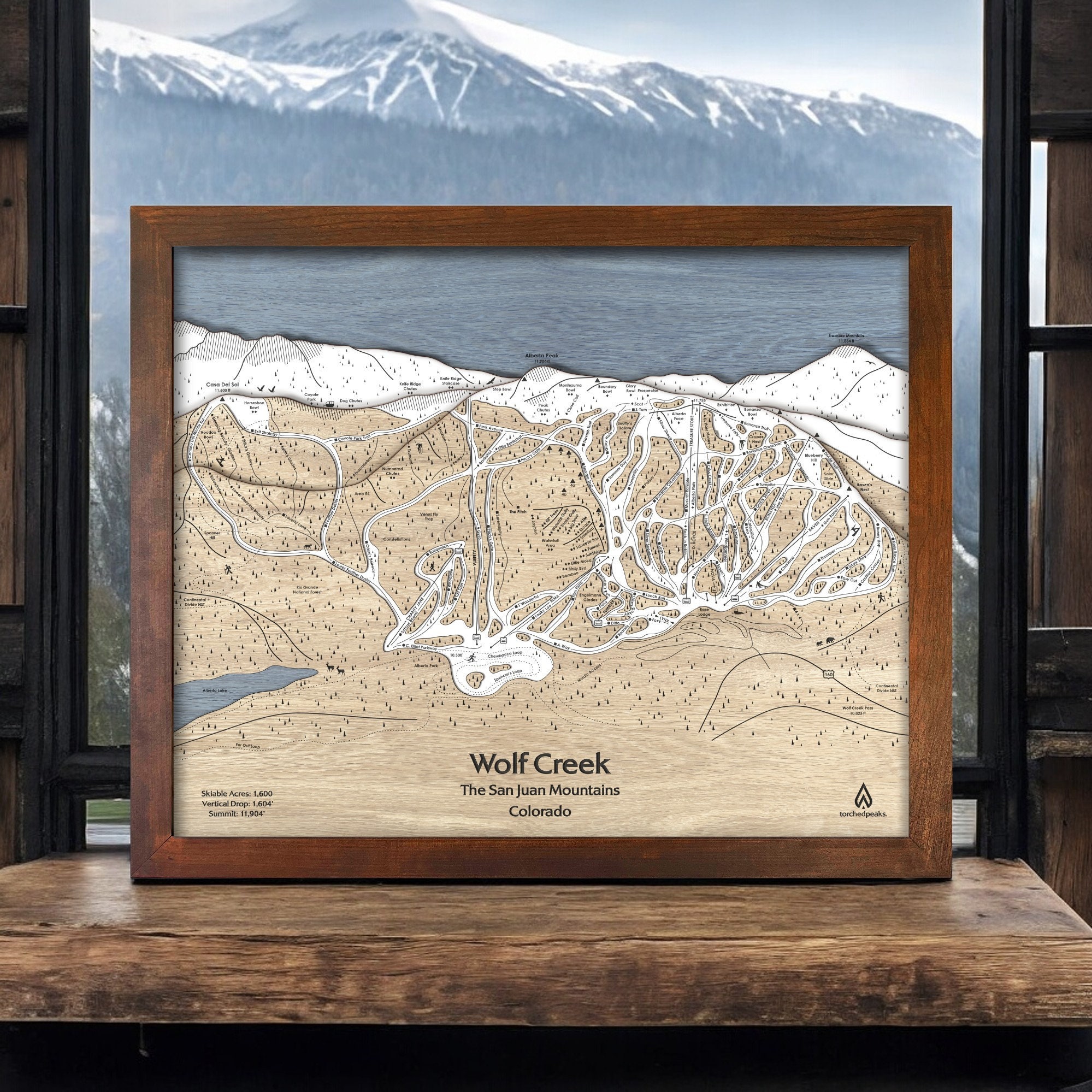 Skiing Gifts for Him - Personalized Ski Map of His Favorite Ski Resort ...