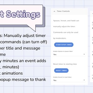 Countdown Timer Widget for Subathon Donothon | Fully Customizable | Stream Widget for Twitch - Etsy