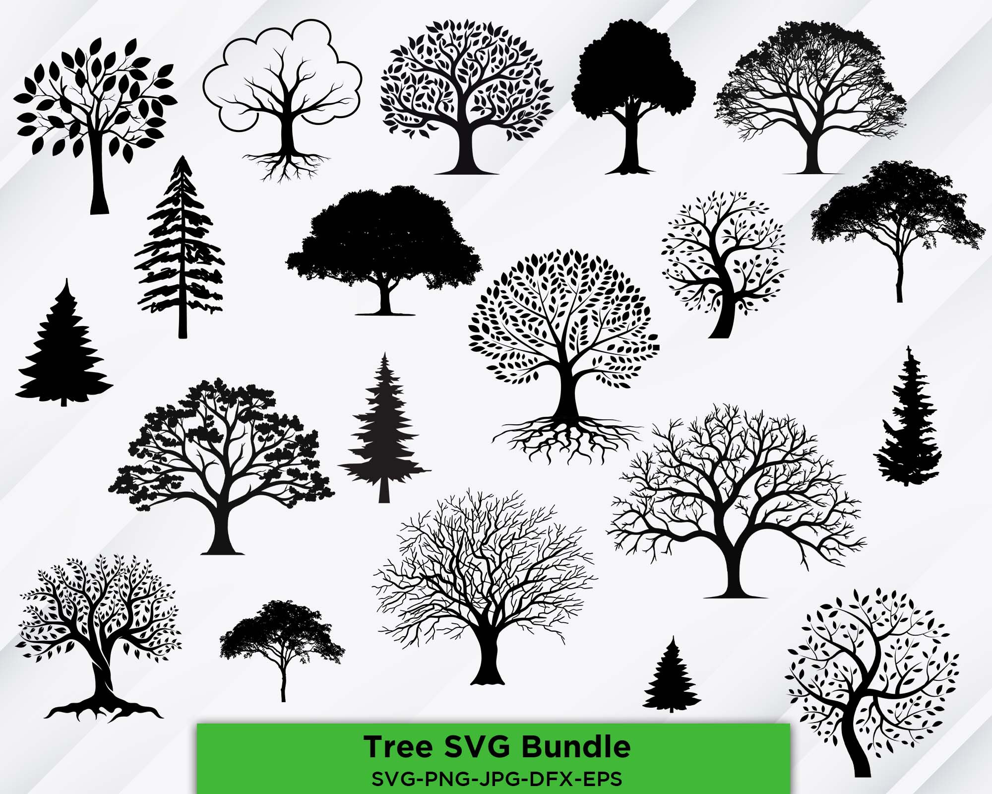 Tree Svg Bundle, Family Tree Svg Bundle, Tree Roots Svg, Our Roots SVG ...