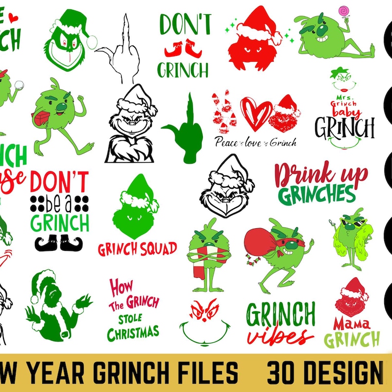 Grinch Letters - Etsy