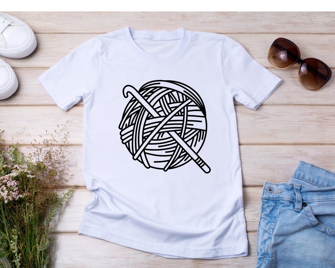 Crochet Pattern Svg Bundle, Crochet Png Bundle, Crochet Shirt Design ...