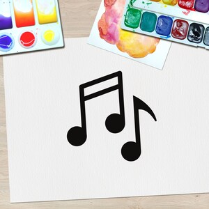 Musical Notes SVG Clipart: Music SVG Bundle (digital Download) - Etsy