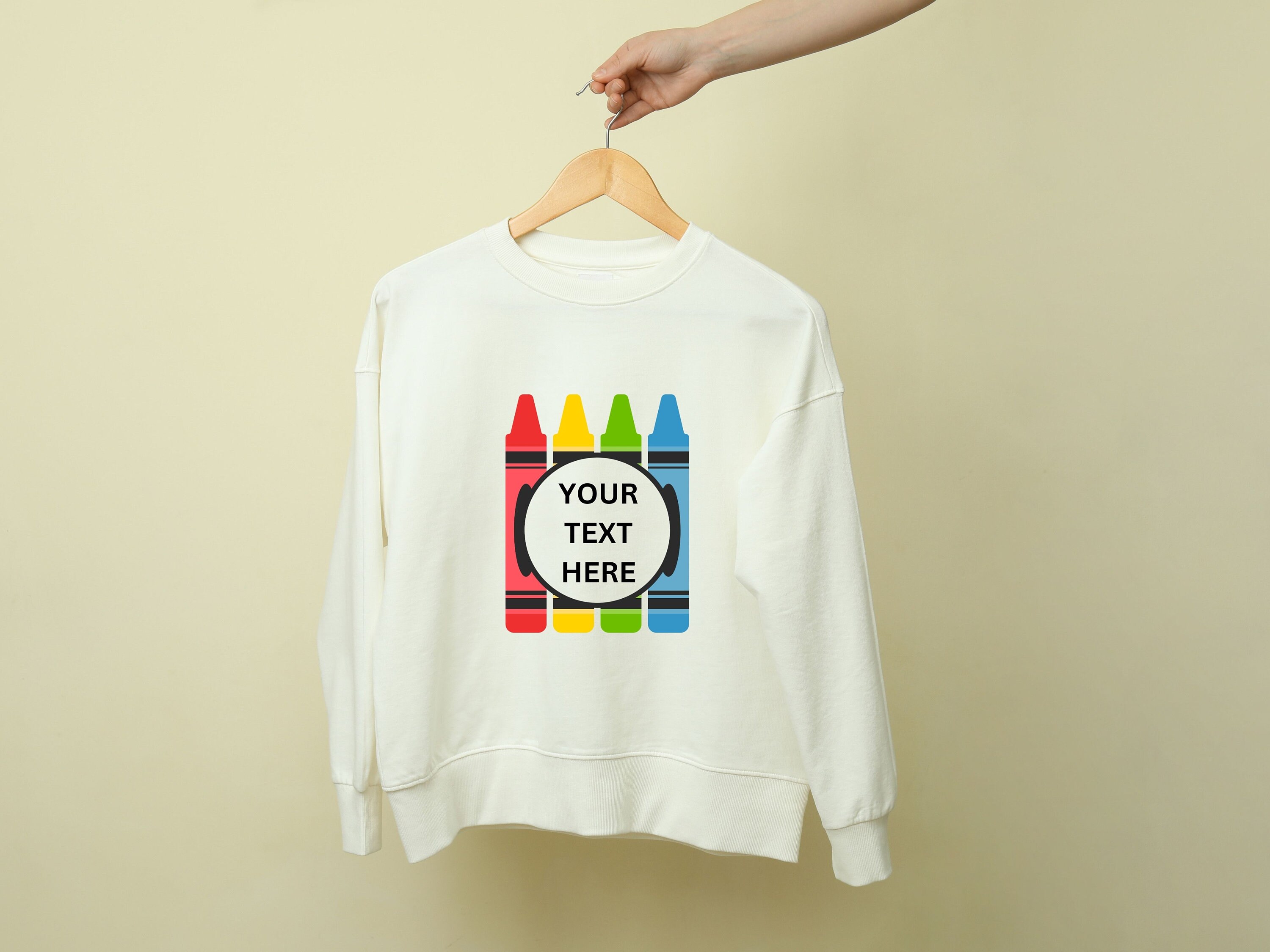 Crayon Split Monogram SVG, Crayon Clipart, Monogram SVG Files, School ...