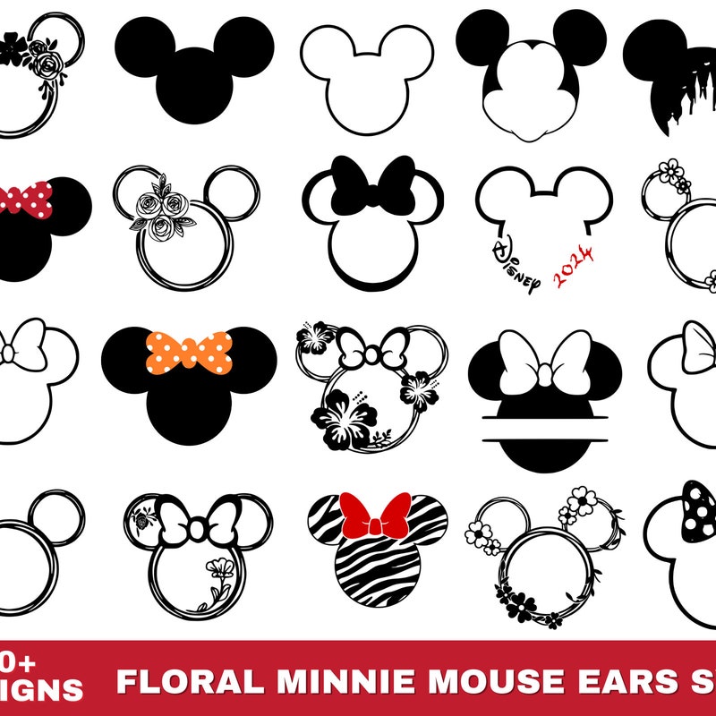 Mickey Mouse Ears Svg - Etsy