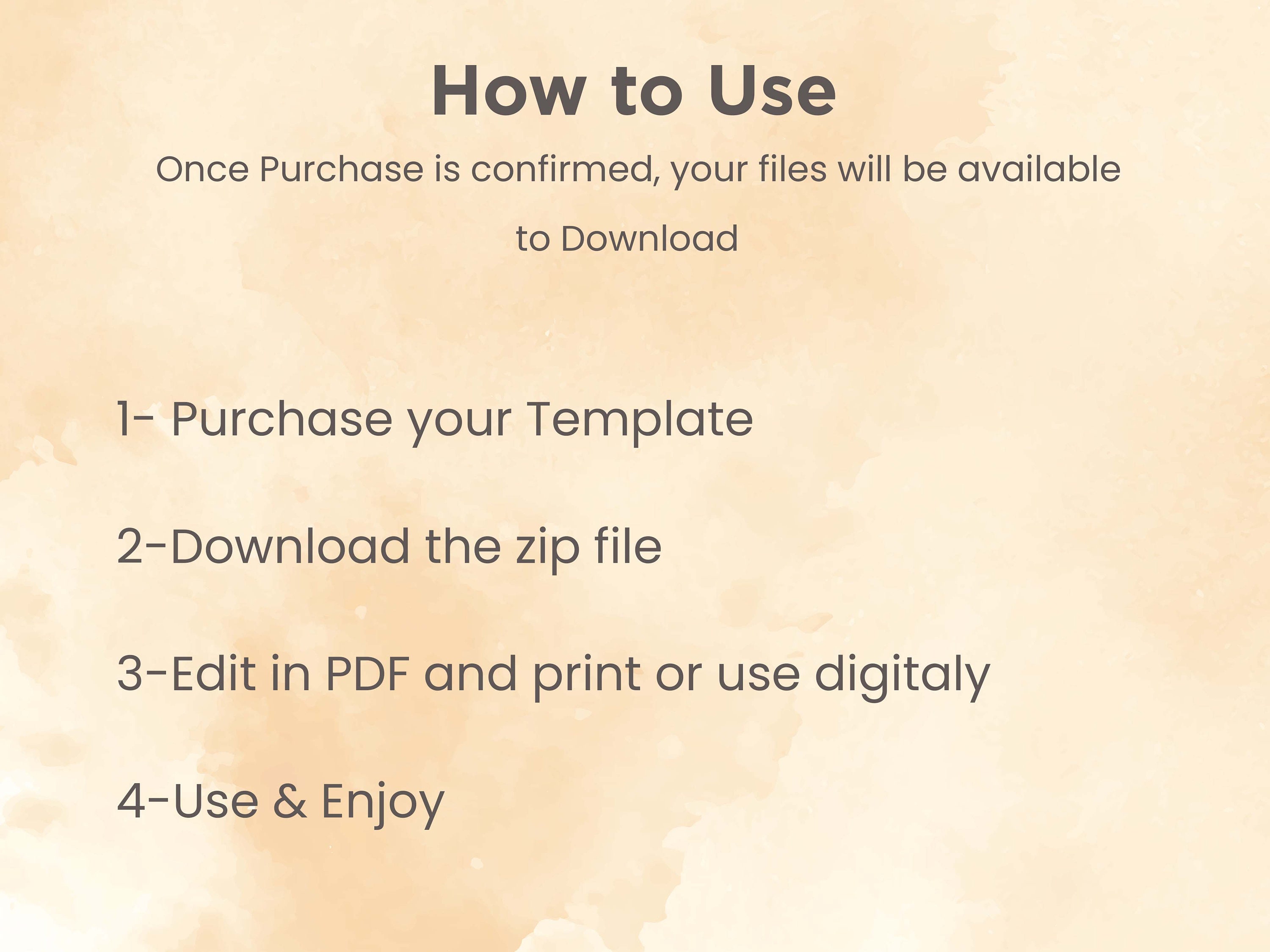 5 Editable Order Forms Bundle, Order Form Template Printable, Printable ...