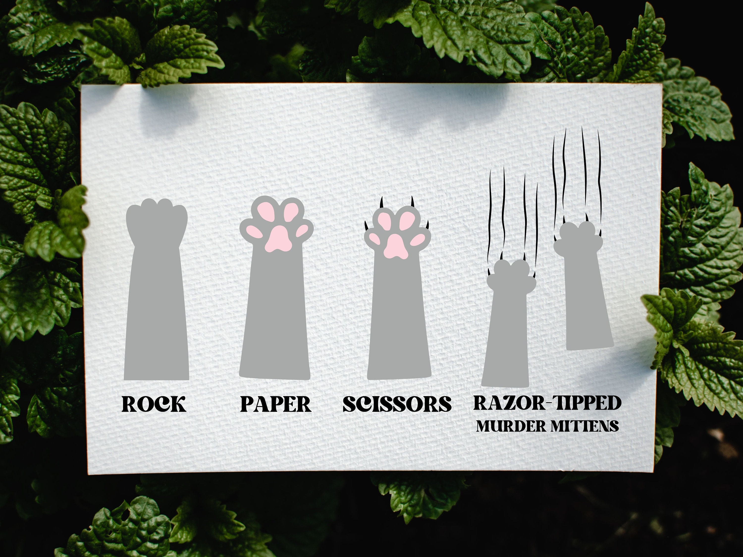 Rock Paper Scissors Svg, Cat Scratch, Scratches Svg, Funny Cat Shirt ...