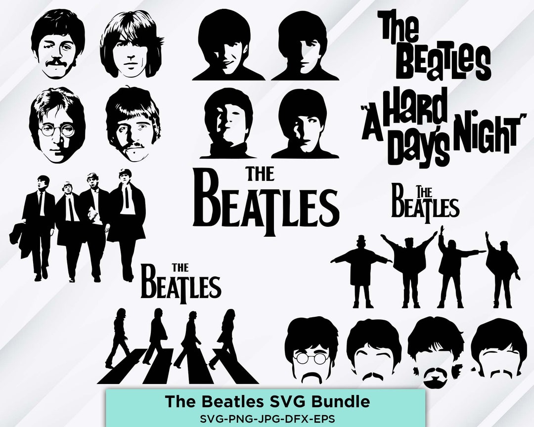 The Beatles SVG Bundle: Music Decals, Stickers (digital Download) - Etsy