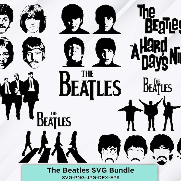 The Beatles Svg - Etsy