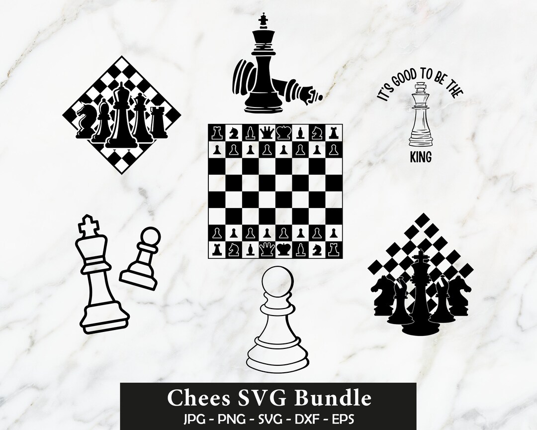 Chess SVG Bundle , Chess PNG Bundle, Chess Game Svg, Chess Figures Svg ...