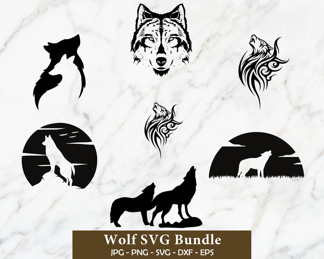 Wolf SVG Bundle, Wolf Svg, Wolf Png Bundle, Wolf Clipart, Wolf Svg ...