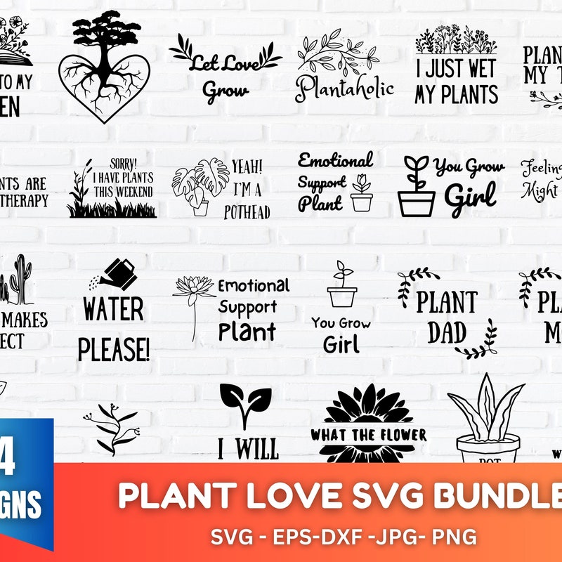 Plant Svg - Etsy