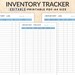 Comprehensive Editable Inventory Log, Inventory Tracker, Product ...