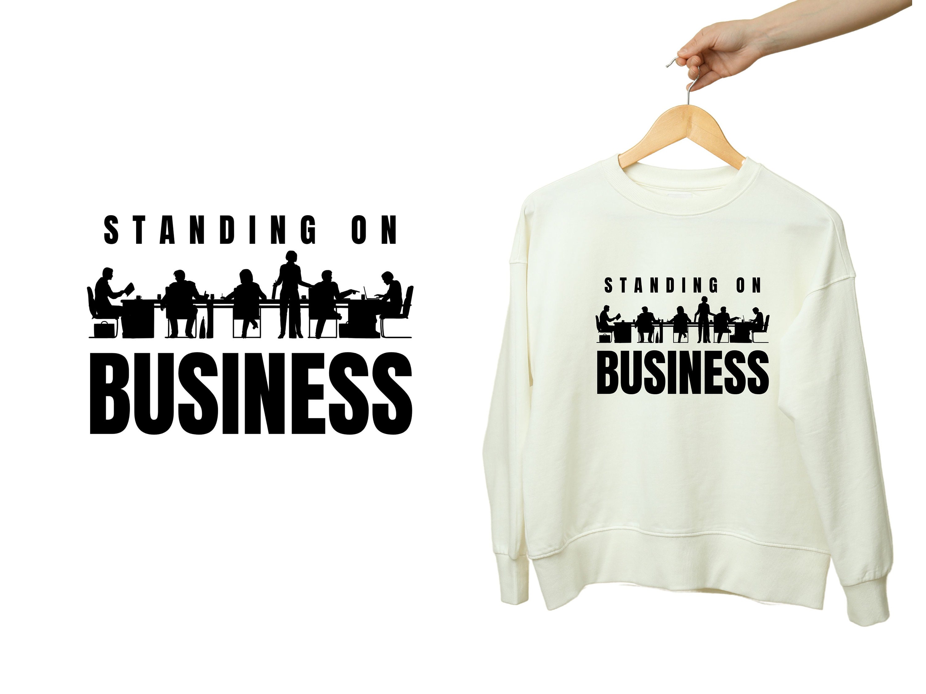 Standing on Business SVG Bundle, University Shirt Design, Standing on ...