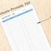 Comprehensive Editable Inventory Log, Inventory Tracker, Product ...
