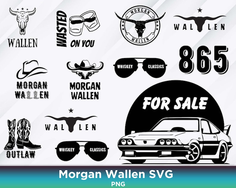 Morgan Wallen Svg, Morgan Wallen Clipart, Morgan Wallen Png, Country ...