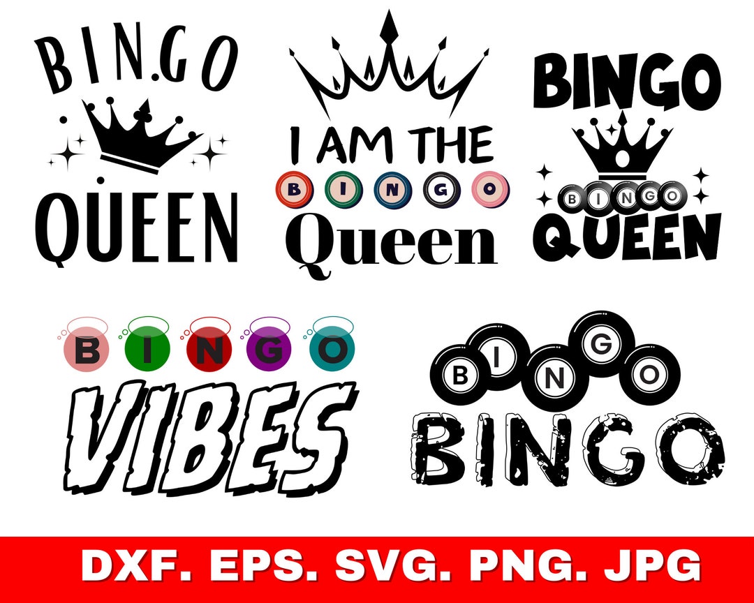 Bingo SVG Bundle, Bingo SVG, Bingo Player SVG, Bingo Lady Svg, Bingo ...