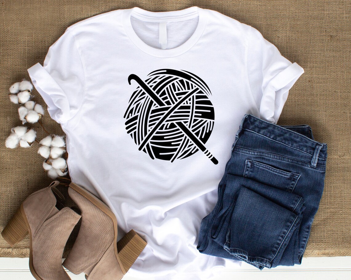 Crochet Pattern Svg Bundle, Crochet Png Bundle, Crochet Shirt Design ...