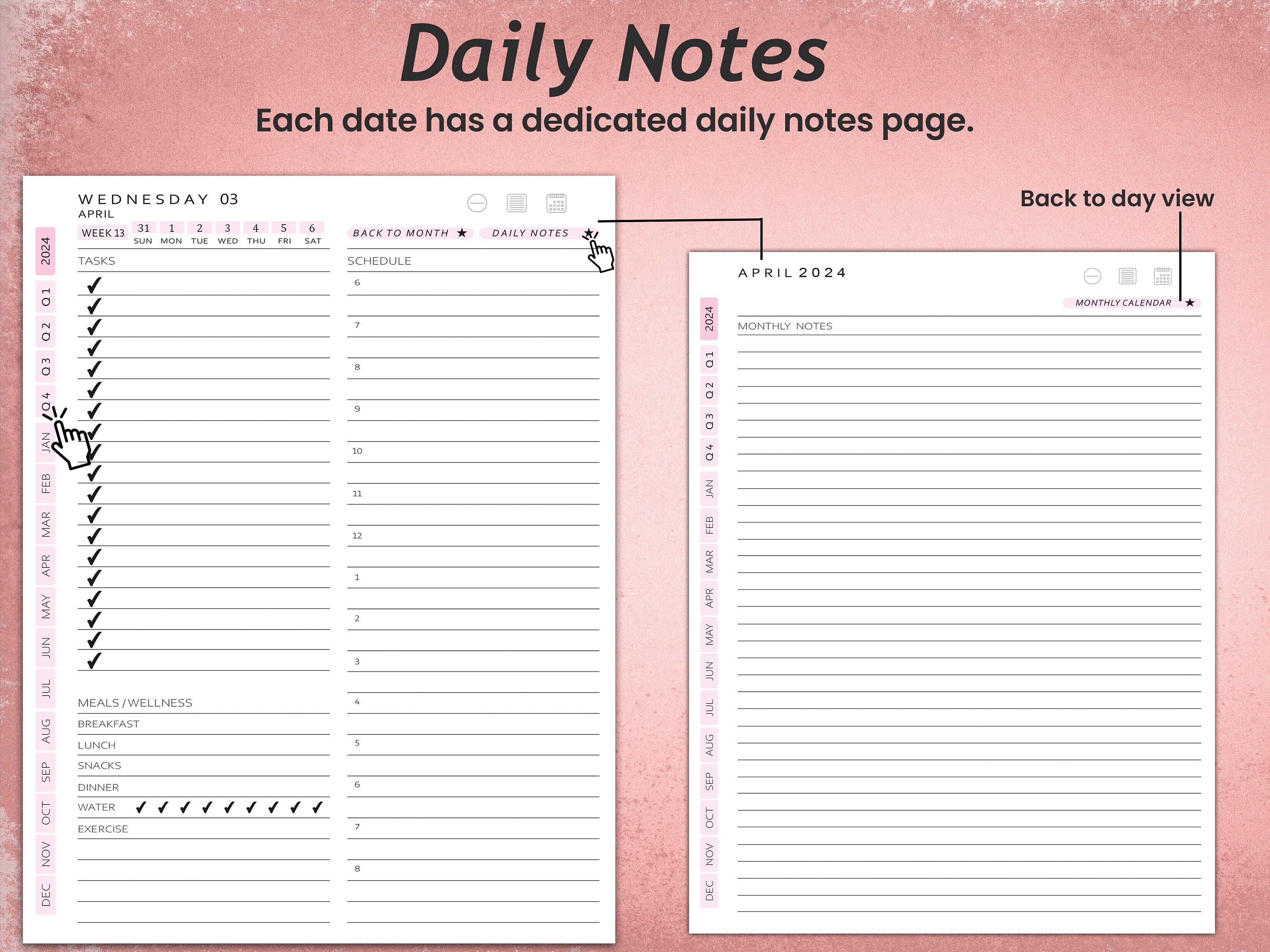 Kindle Scribe Daily Planner Bundle, Kindle Scribe Template, Kindle ...