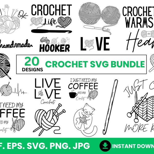 Crochet Svg - Etsy Canada