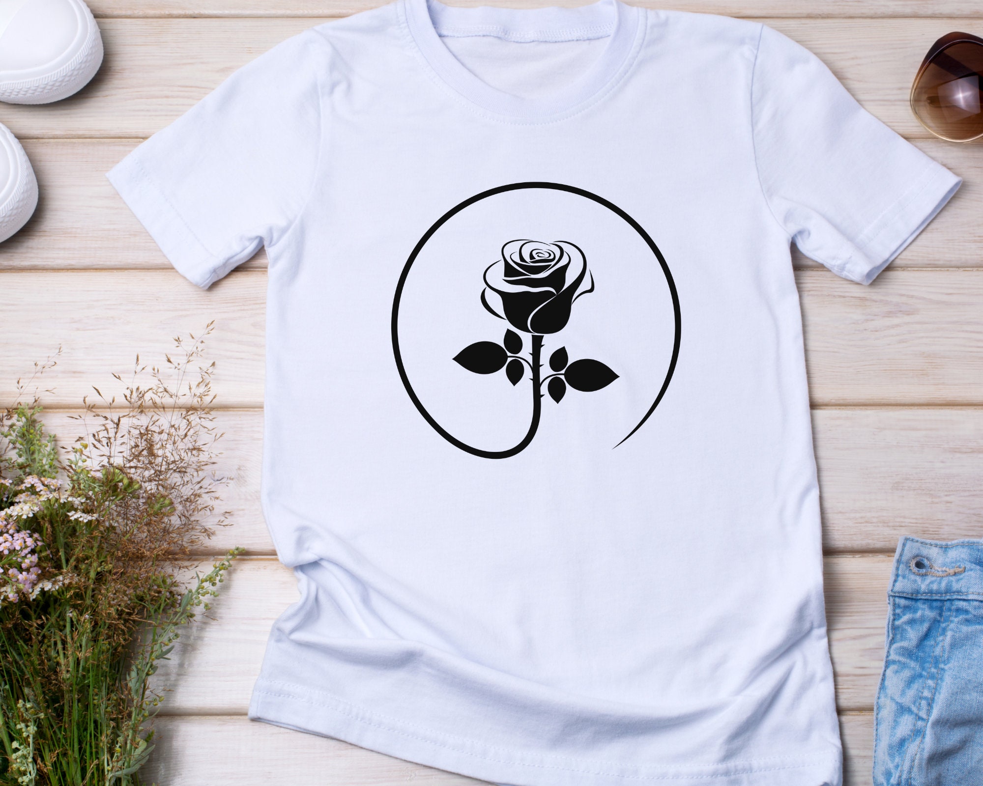 Elegant Rose SVG Bundle, ROSE SVG Bundle, Rose Svg, Rose Clipart, Rose ...