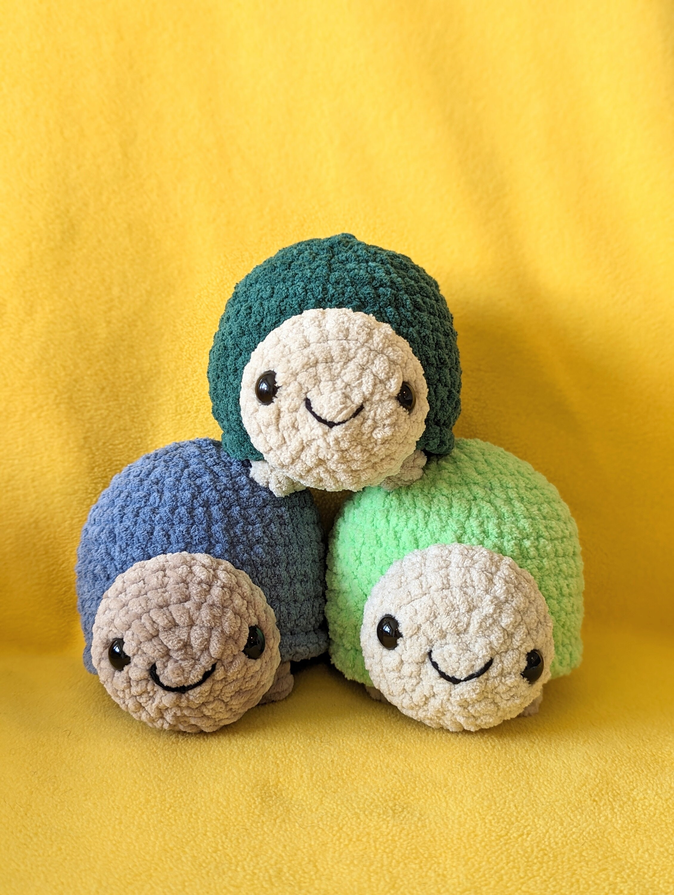 Tubs the Popping Turtle Crochet Pattern, PDF Pattern, Turtle Crochet ...