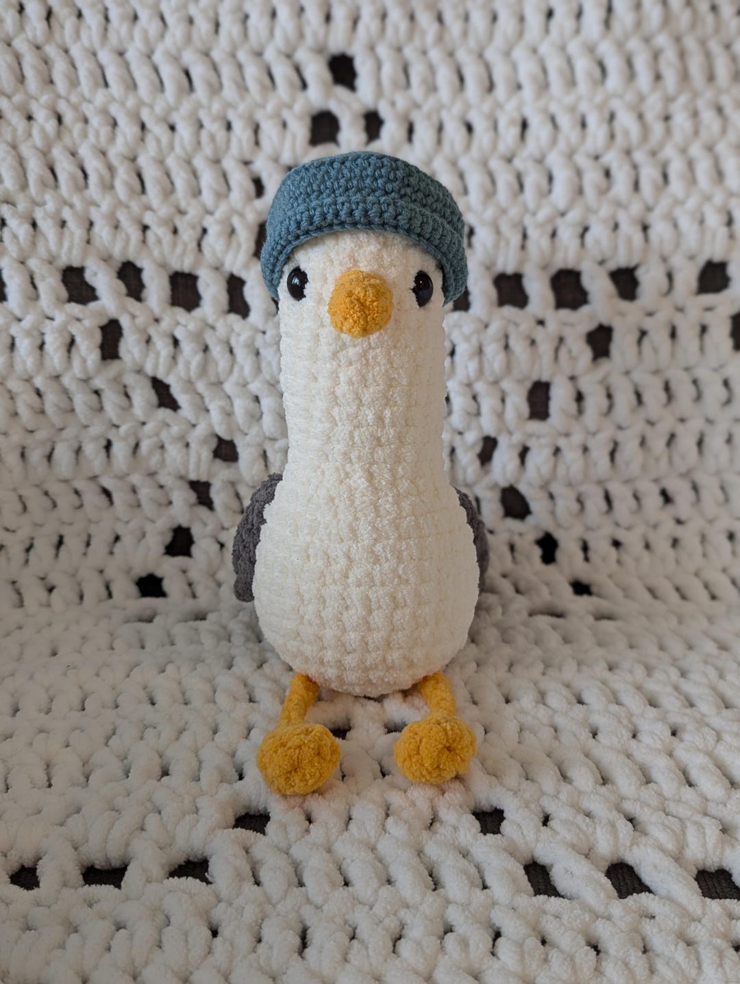 Crochet Seagull Plushie, Seagull, Plushie, Handmade, Stuffed Animal - Etsy