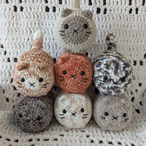 Crochet Loaf Cats, Loaf Cats, Handmade, Crochet, Cats - Etsy