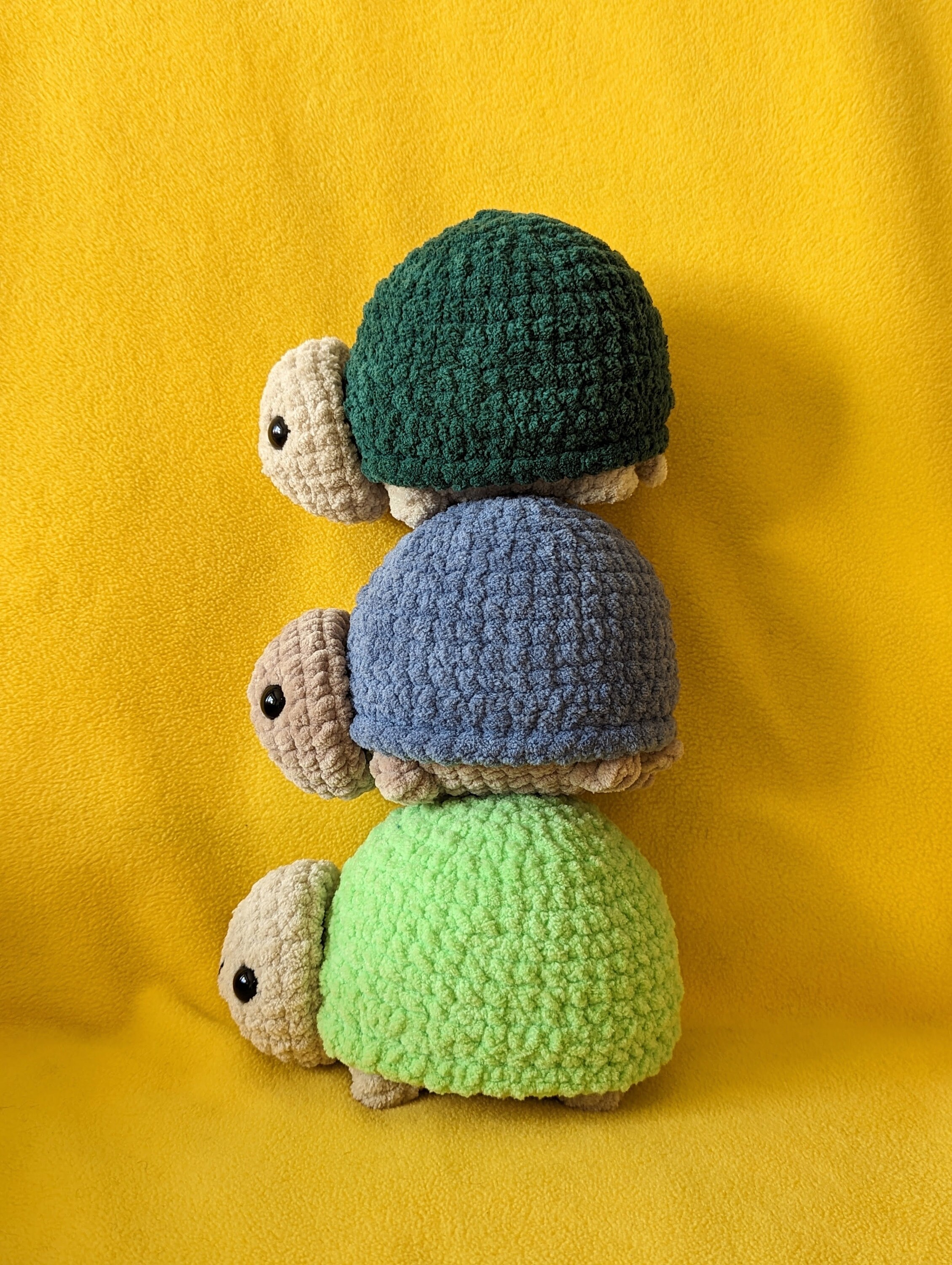 Tubs the Popping Turtle Crochet Pattern, PDF Pattern, Turtle Crochet ...