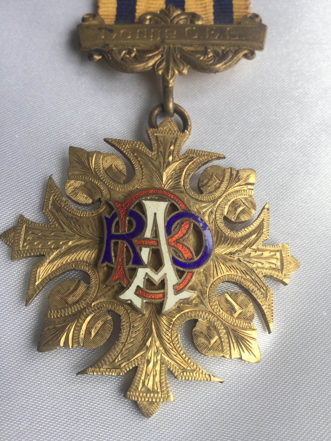 Masonic RAOB Medal Jewel 1950 for Attendance Silver Marked - Etsy