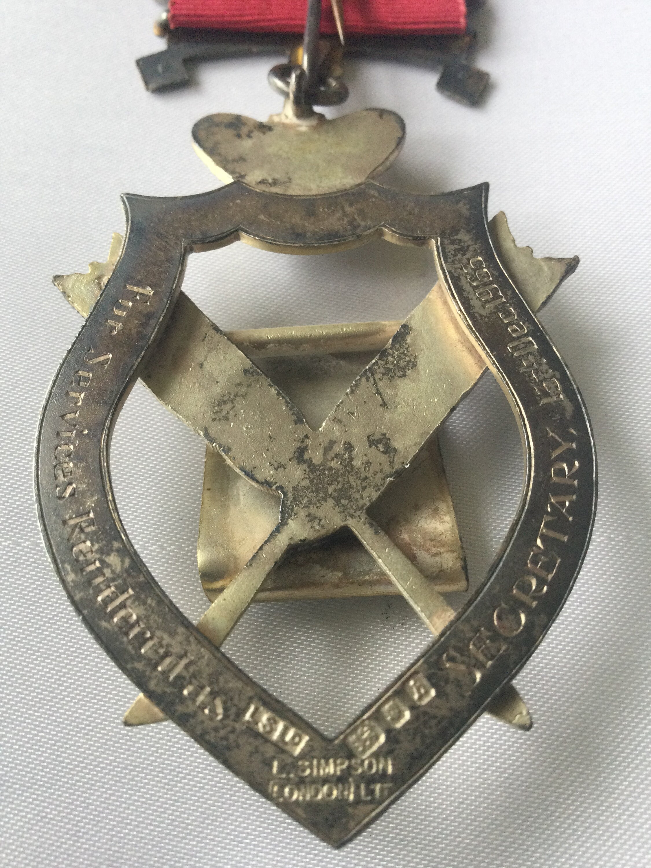 Masonic RAOB Medal Jewel 1963 for Services Rendered Silver - Etsy