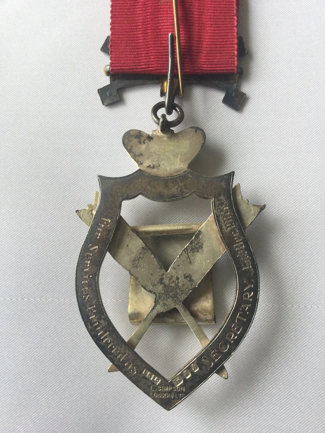 Masonic RAOB Medal Jewel 1963 for Services Rendered Silver - Etsy