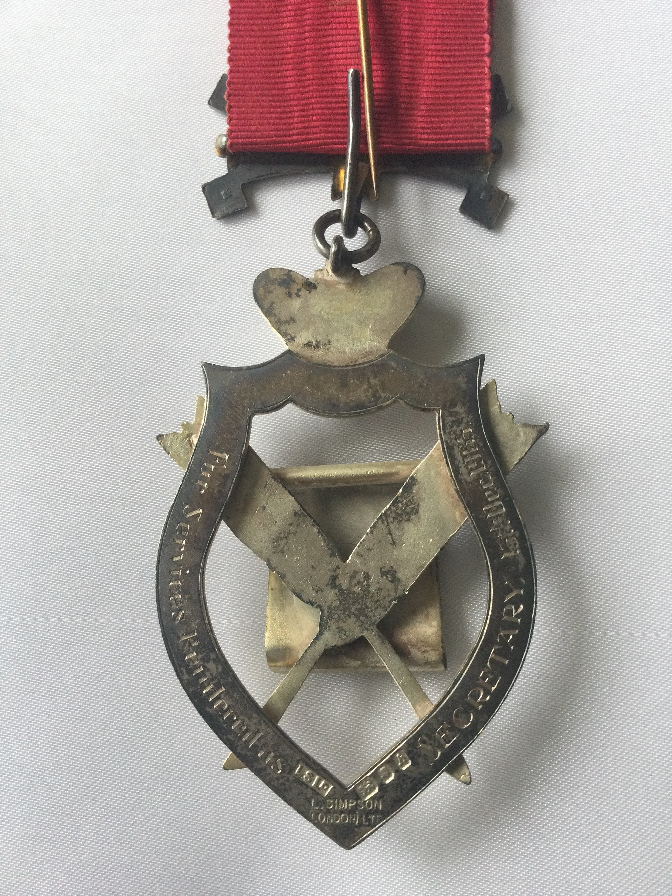 Masonic RAOB Medal Jewel 1963 for Services Rendered Silver - Etsy