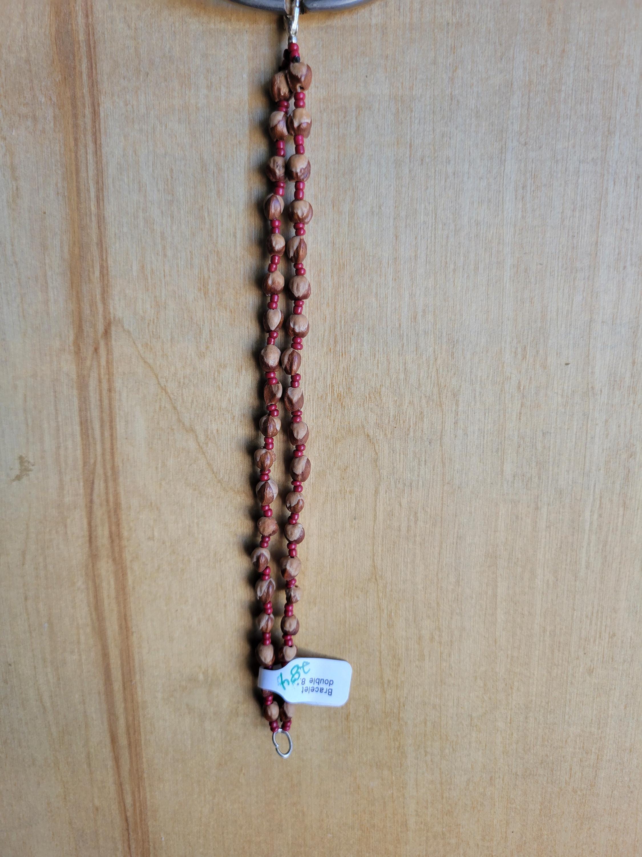 Navajo Inspired Juniper Cedar Bead Double Bracelet or Anklet - Etsy
