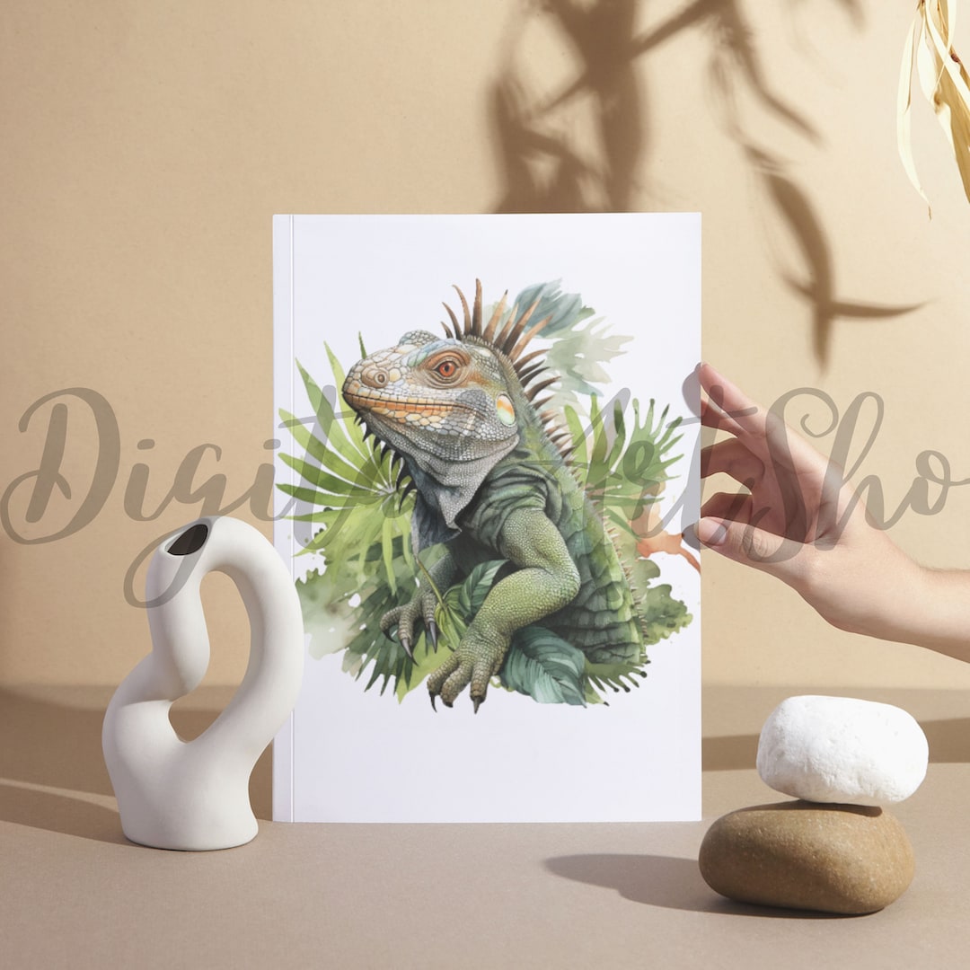 Green Iguana SVG for Your DIY. Clipart - Etsy