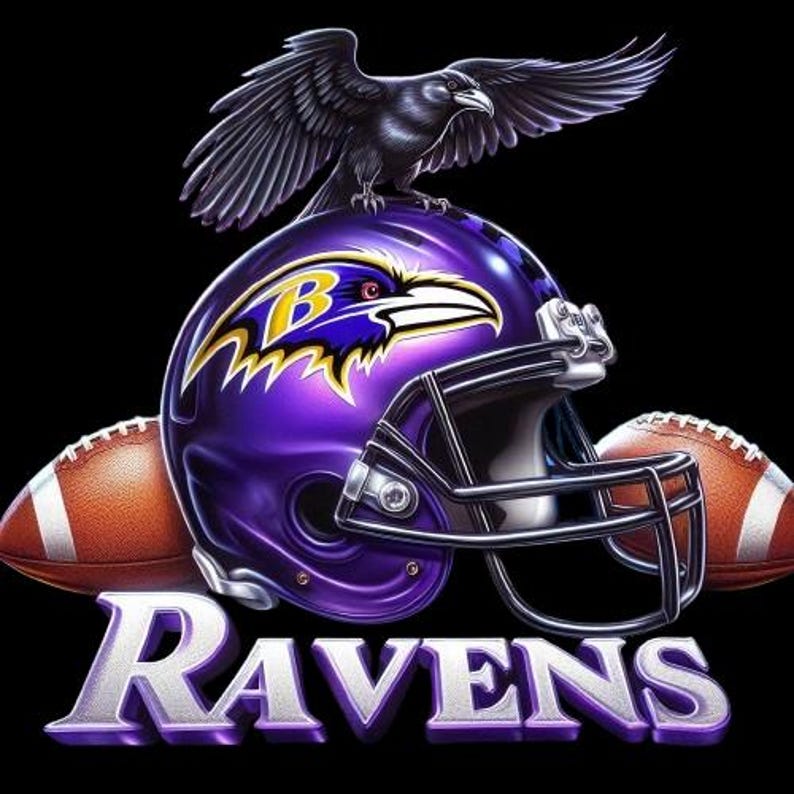 Ravens Digital Download Sublimation and DTF Design for T-shirts, Mugs ...