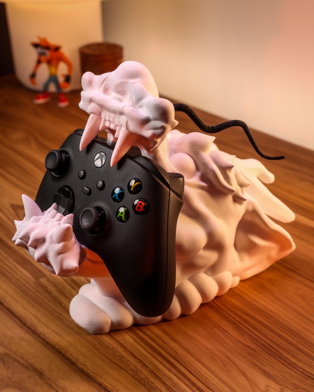 Dragon Head Controller Stand PS5, Xbox, Switch Pro Controllers - Epic Gaming Display With ...