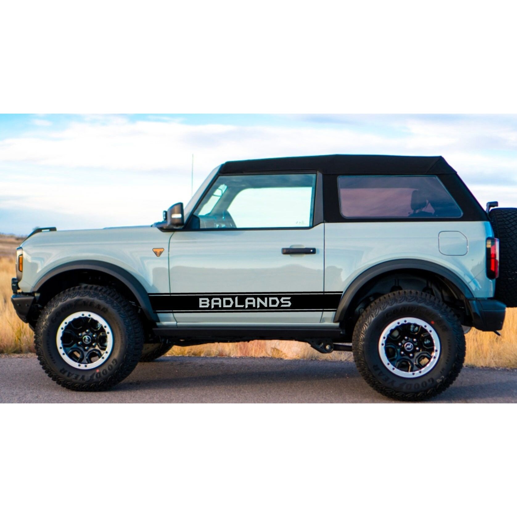 Ford Bronco 2021-2024 BADLANDS LOGO Vinyl Side Decals 2DR off - Etsy