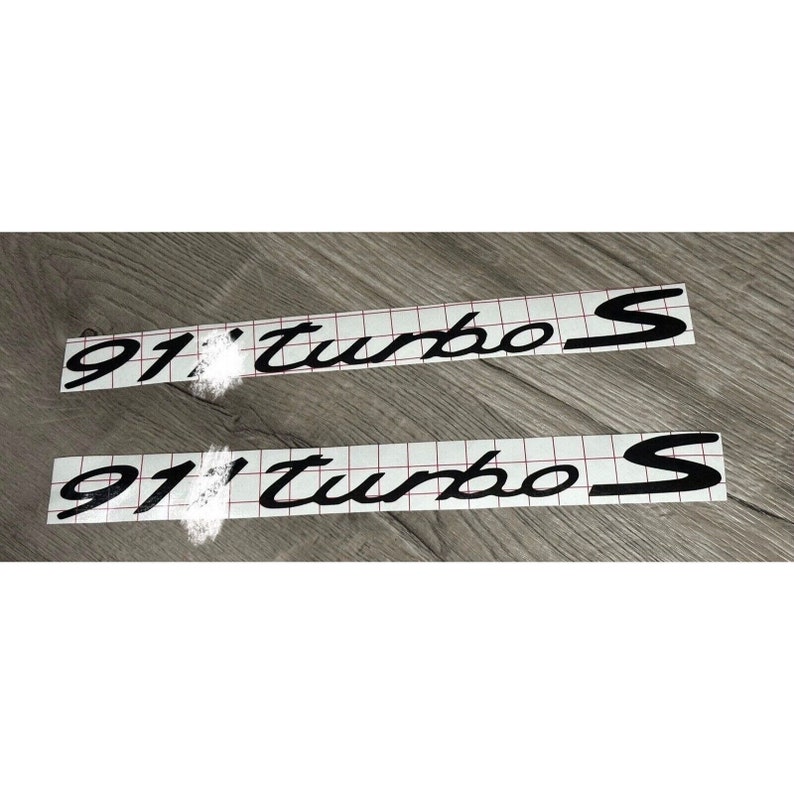 Custom 911 Turbo S Side Door Decals for Porsche 911 1996-2019 - Etsy