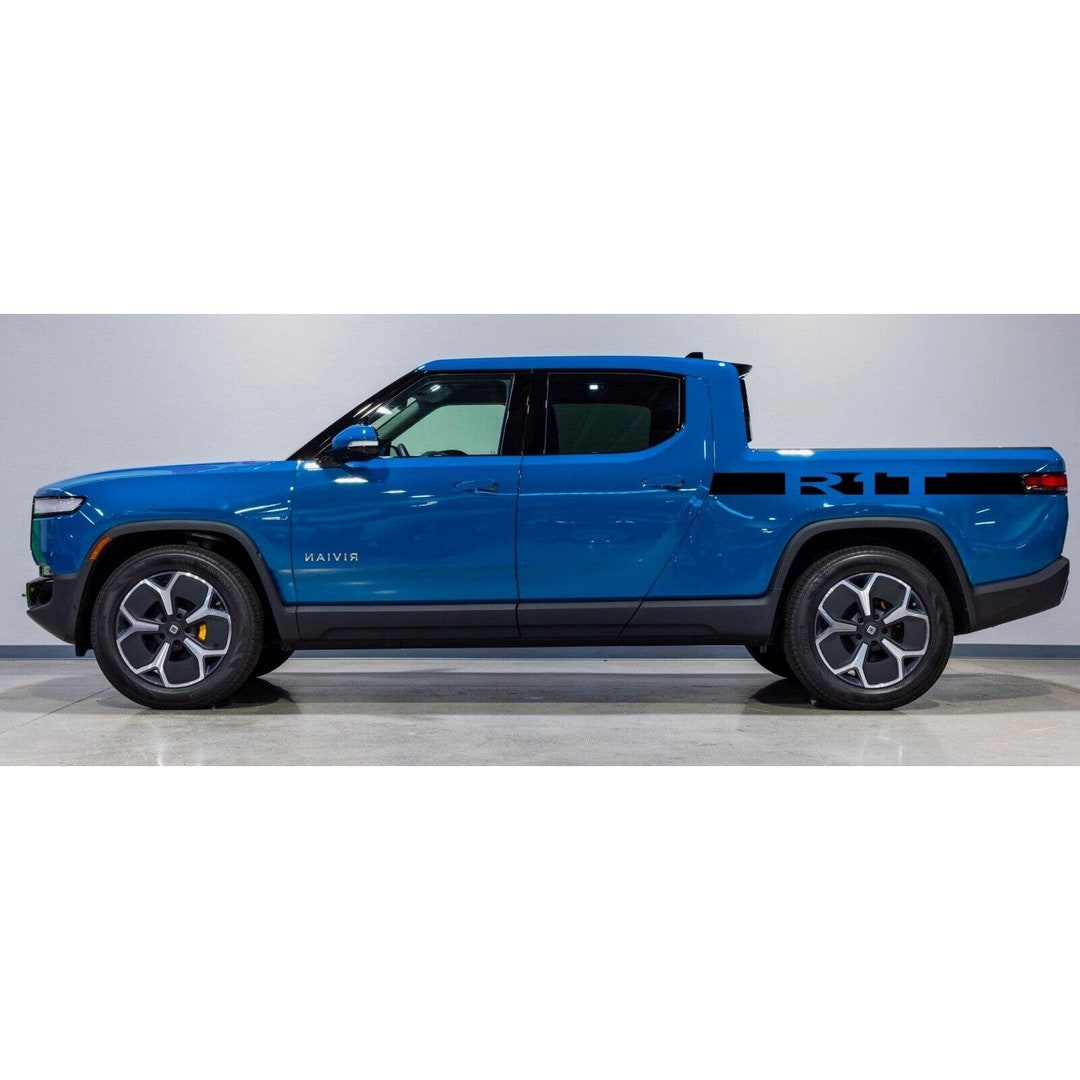 Rivian R1T 2021-2024 Custom Rear Bed Logo Vinyl Stripe Decals - Etsy