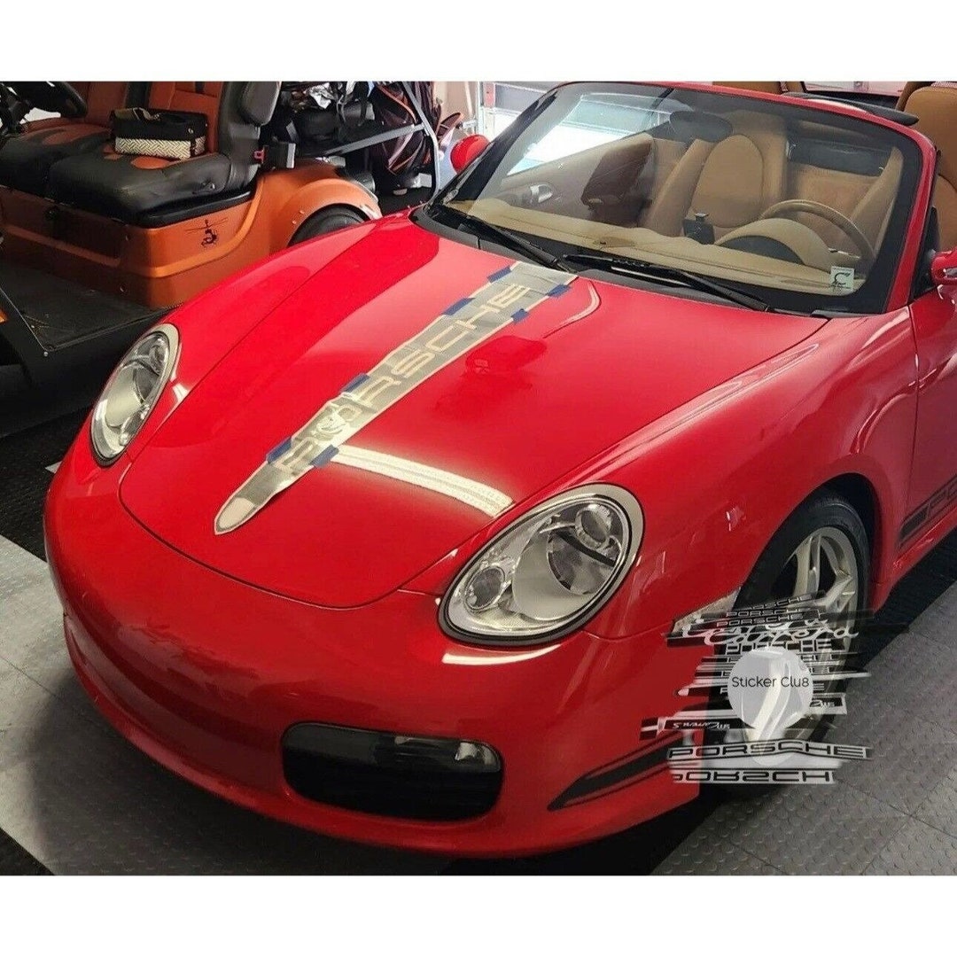 Carbon Fiber Custom Hood Stripe Decal for Porsche Boxster - Etsy