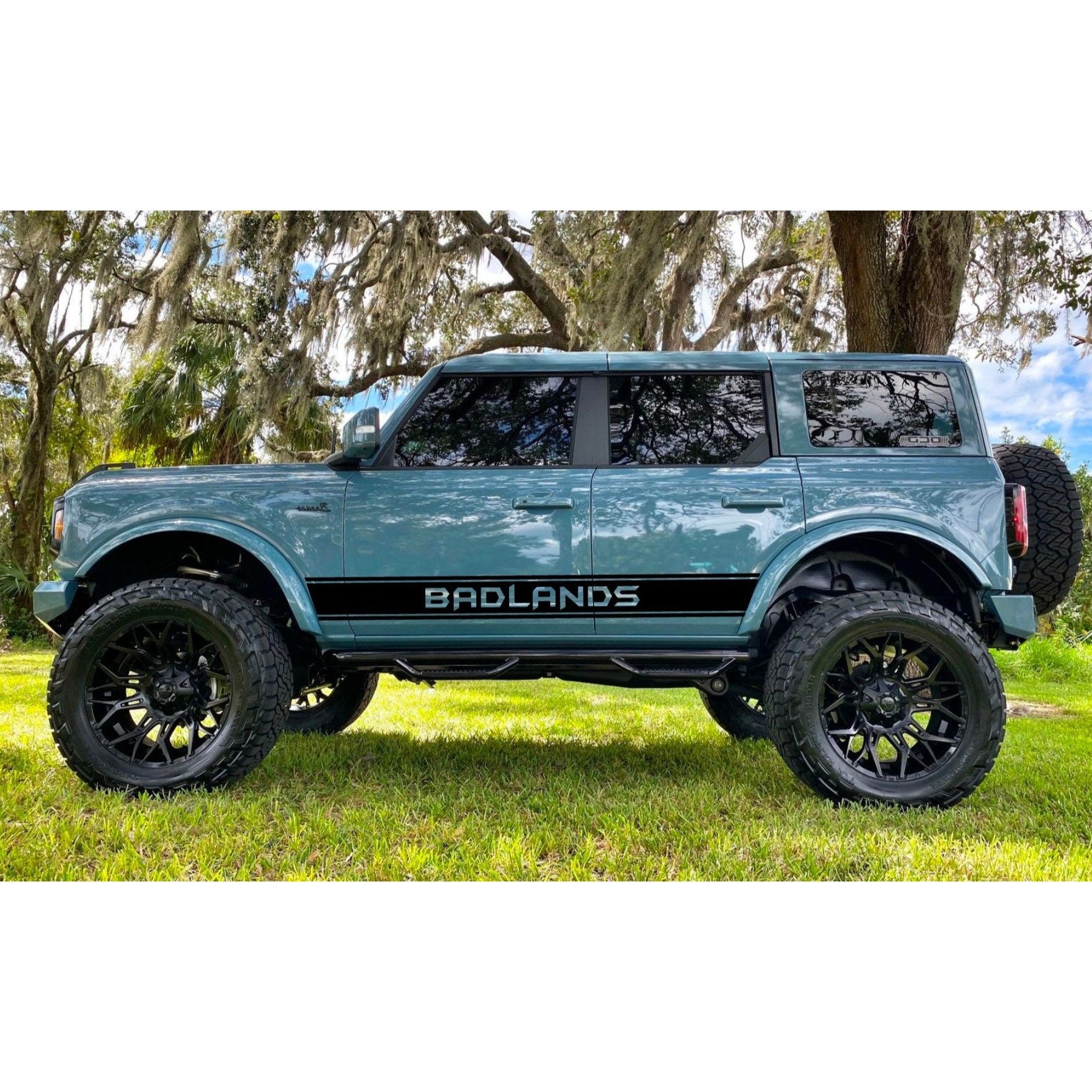 Ford Bronco 2021-2024 BADLANDS LOGO Vinyl Side Decals 4DR off - Etsy